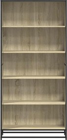 Knihovna dub sonoma 80,5 x 35 x 170,5 cm kompozitní dřevo 3300856