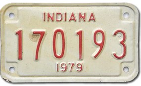Americká SPZ Indiana 170193 moto