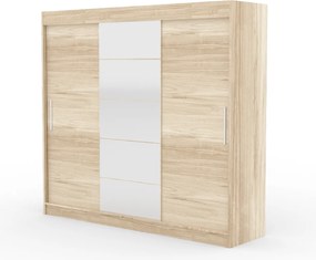 ADRK Furniture Posuvná skříň se zrcadlem ERWIN 235 SW-ERW-235-S
