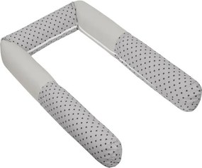 Bellatex Mantinel do dětské postýlky - VÁLEC Šedá 12x240 cm, (průměr)