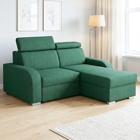 Malá sedací souprava OSLO L | 170x170 | nerozkládací se 2 úložnými prostory | VÝBĚR TKANIN