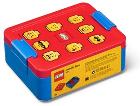 Lego® iconic classic box na svačinu červená-modrá