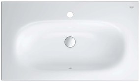 Grohe Essence - Umyvadlo s přepadem 80x46 cm, PureGuard, alpská bílá 3956700H
