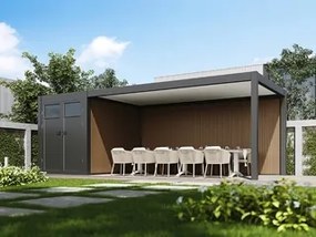 ROJA Hliníkový přístřešek na auto PRESTIGE 5,3x3 m
