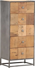 Komoda se zásuvkami Bexley  - masivní recyklované dřevo | 45 x 30 x 100 cm