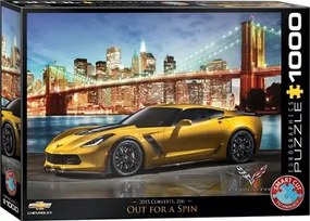 EUROGRAPHICS Puzzle Chevrolet Corvette Z06 / 1000 dílků / 67,6 × 48,9