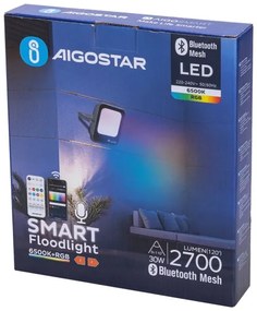 Aigostar - LED RGBW Reflektor MESH LED/30W/230V 6500K IP65 + DO