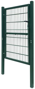2D plotová branka (jednokřídlá) - zelená | 106x170 cm
