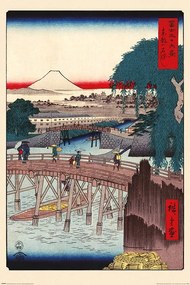 Postershop Plakát - Hiroshige (Ichikoku Bridge In The Eastern Capital)