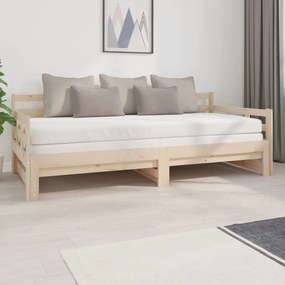 vidaXL Výsuvná postel masivní borovice 2x (90 x 200) cm [820373] Barva: Přírodní