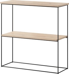 ADRK Konzolový stolek TONI B-A 80, dub artisan/černá