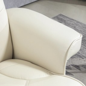 HOMCOM Relaxační křeslo s taburetem, TV křeslo s funkcí polohování, houpací funkce, čalouněné polohovací křeslo s nastavitelným opěradlem, do 150 kg,…
