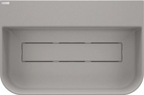 Deante Arnika, granitové umyvadlo na desku 605x405x135 mm, šedá, DEA-CQA_SU6S