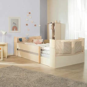 Béžová dětská postel bez roštu 90x200 cm Toddler – Roba