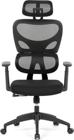 Ergonomická kancelářská židle LEXON - černá síťovina
