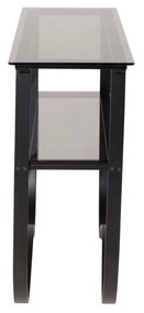 Odkládací stolek Wavy, černý, 33,5x117