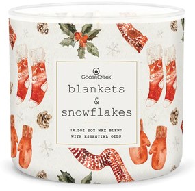 Goose Creek Candle svíčka Blankets & Snowflakes, 411 g
