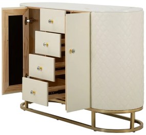 Designová komoda Pembroke 120 cm bílá
