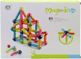 MaDe Magnetická stavebnice,  32 x 6,5 x 24cm