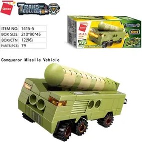 Qman Thunder Expedition Battle Car 1415 1 část / Stavebnice / 73–98 dí
