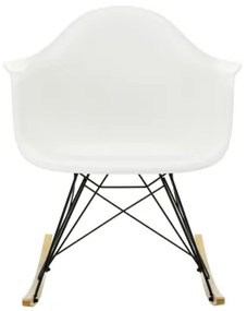 Eames Plastic Armchair RAR černě lakovaná bílá javor Vitra