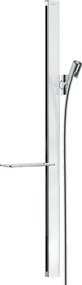 Hansgrohe Unica, sprchová tyč E 900 mm se sprchovou hadicí Isiflex 1600 mm, bílá/chromová, HAN-27640400