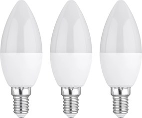 Livarno Home LED žárovka, 2 kusy / 3 kusy (4,2 W E14 svíčka, mléčný)