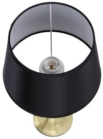 Stolní lampa PRIMA GOLD 1xE27/60W/230V černá/zlatá