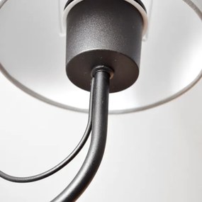 Nástěnná lampa MALBO 1xE27/15W/230V šedá/černá