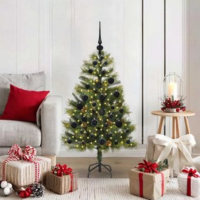 Umělý sklopný vánoční stromeček s kužely Zelená 120 cm 3395072