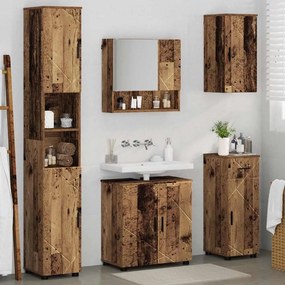 Sada koupelnového nábytku 5 ks Staré dřevo 61 x 35 x 64 cm 3393001