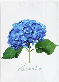 Keprová utěrka HORTENZIE MODRÁ 50 x 71 cm