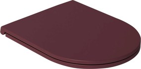 Sapho Isvea Infinity - WC sedátko Slim, Soft Close, Easy Take, maroon red 40KF0543I