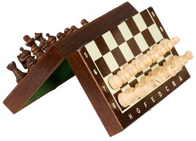 dřevěné šachy tradiční magnetické GD374 pacyg