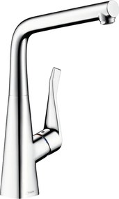 Hansgrohe Metris M71, kuchyňská páková baterie 320 1jet, instalace před okno, chromová, HAN-14823000