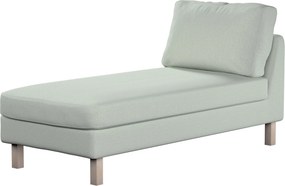 Potah na šezlong IKEA Karlstad samostatný, krátký barva modrá látka pletený vzor