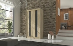 Skříň posuvná se zrcadlem KAREN 120