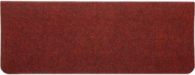 Samolepicí podložky na schody 30 ks Červená 65x24,5x3,5 cm 3365916