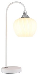 Globo 15548TW - Stolní lampa MAXY 1xE27/40W/230V bílá