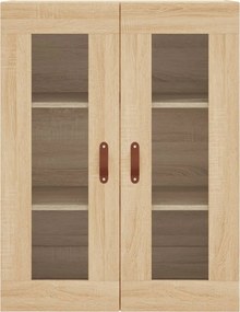 Skříň highboard dub sonoma 69,5 x 34 x 180 cm kompozitní dřevo 3198380