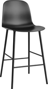 Normann Copenhagen designové barové židle Form Bar Chair Steel (65 cm)
