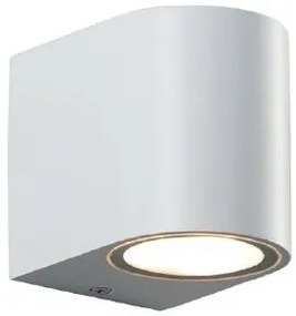 ACA Lighting Zahradní nástěnné LED svítidlo DASA 4W/230V/3000K/230Lm/40°/IP54, matně bílé