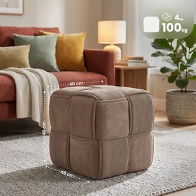 Taburet Forinta manšestr – taupe