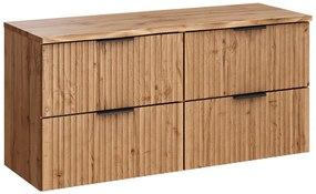 Závěsná skříňka Casad Nature s deskou 120 cm dub wotan