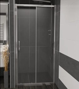 WellMall NICOL 130 čiré sprchové dveře do niky 8595703801976