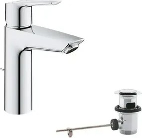 Grohe QuickFix Start - Umyvadlová baterie s výpustí studený start chro
