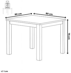 Autronic Jídelní stůl DS-H DUB Rozměr stolu: 140 x 80 cm