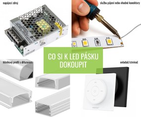 LED Solution CCT LED pásek 18W/m 24V bez krytí IP20 191169