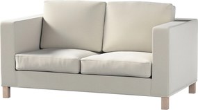 Potah na pohovku IKEA  Karlanda 2-místná, krátký barva šedá látka sametová