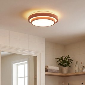 Moderní stropní svítidlo Sienna s bílou 34 cm 2-světelné IP44 - Walden